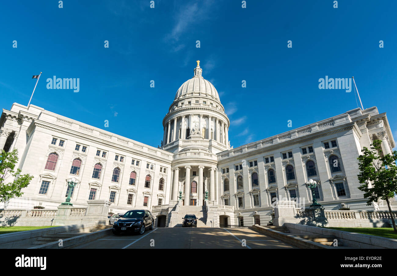 Wisconsin, Madison, Wisconsin State Capitol, completed 1917 Stock Photo ...