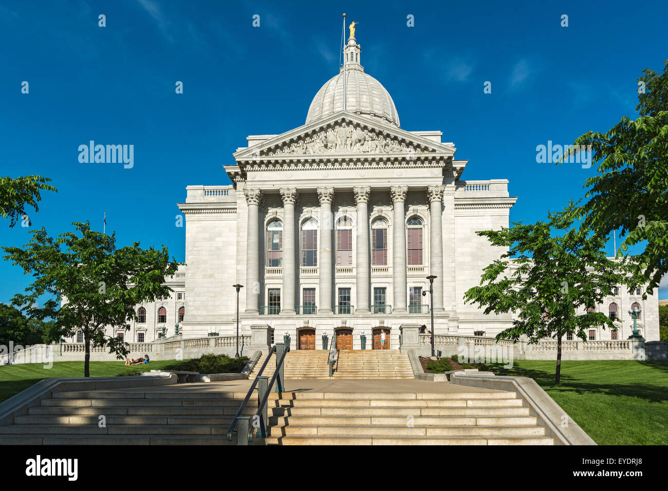 Wisconsin, Madison, Wisconsin State Capitol, completed 1917 Stock Photo ...