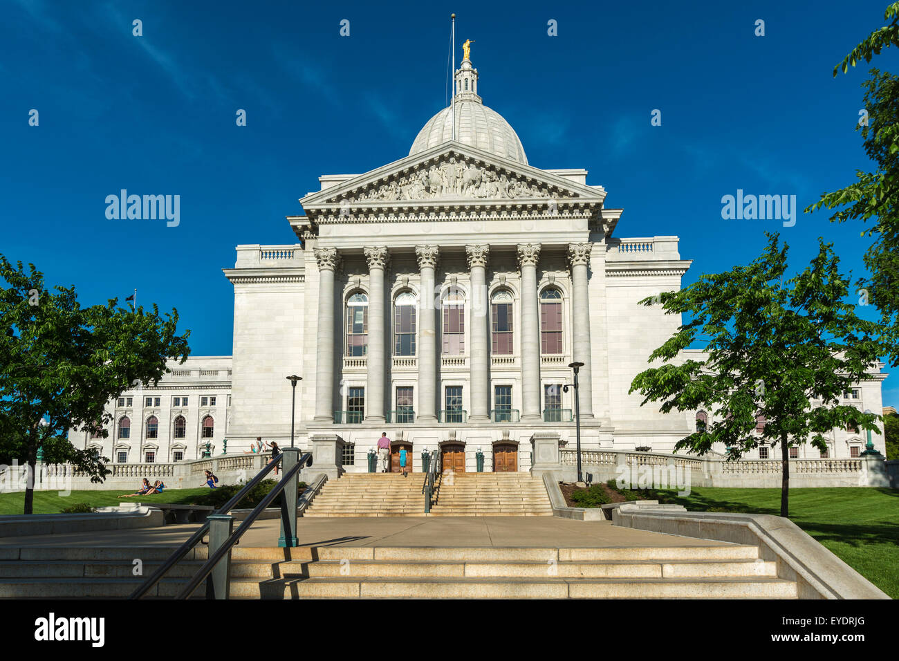 Wisconsin, Madison, Wisconsin State Capitol, completed 1917 Stock Photo ...