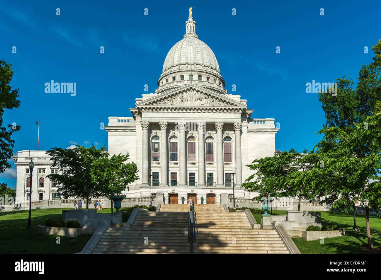 Wisconsin, Madison, Wisconsin State Capitol, completed 1917 Stock Photo ...