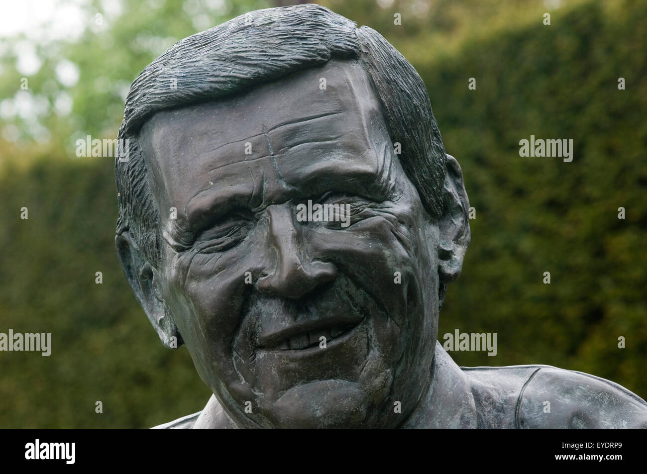 Bust of televisions 'Gardeners World' gardener and presenter Geoff ...