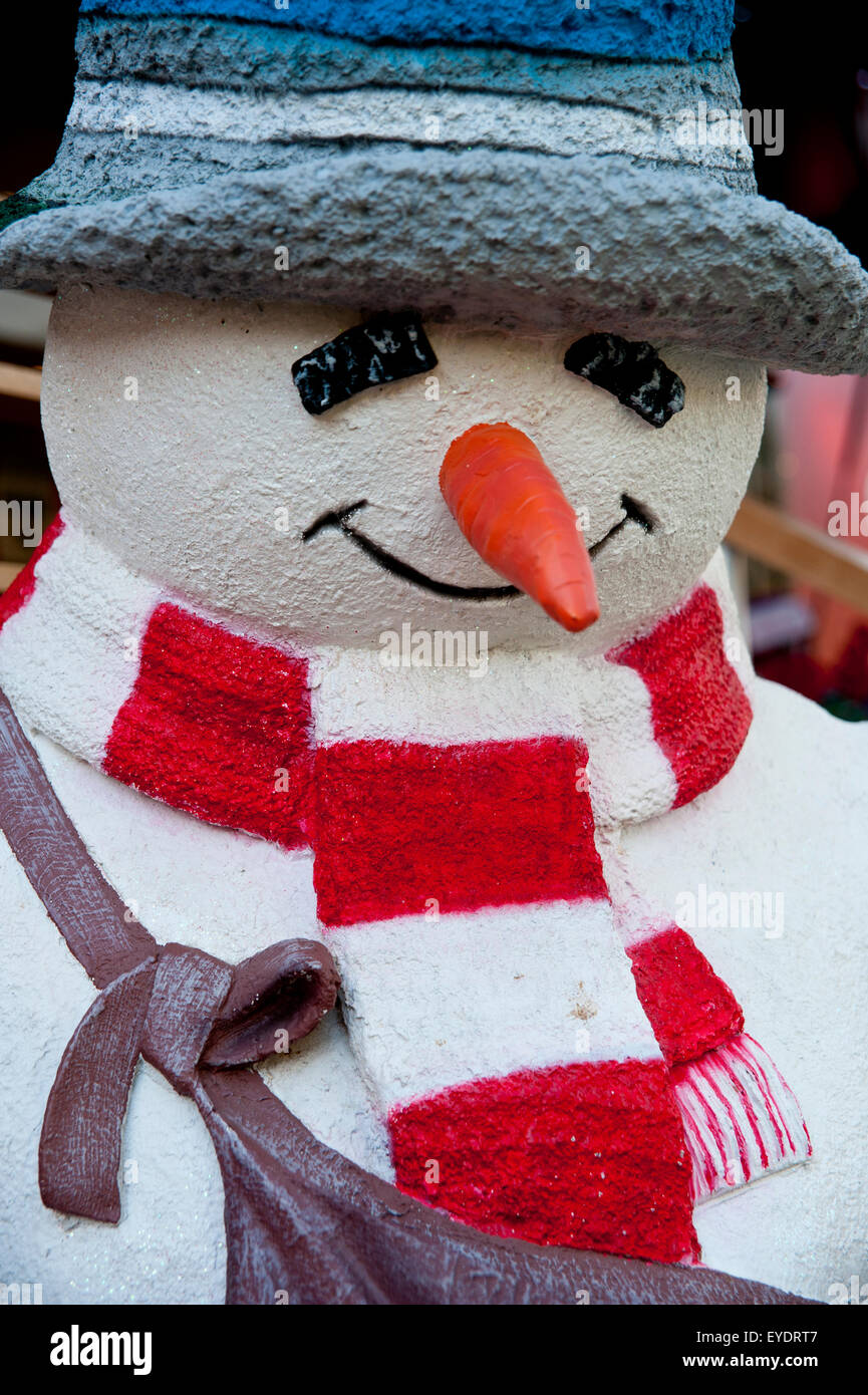 Snowman In Hyde Park, Winter Wonderland, London, Uk Stock Photo - Alamy