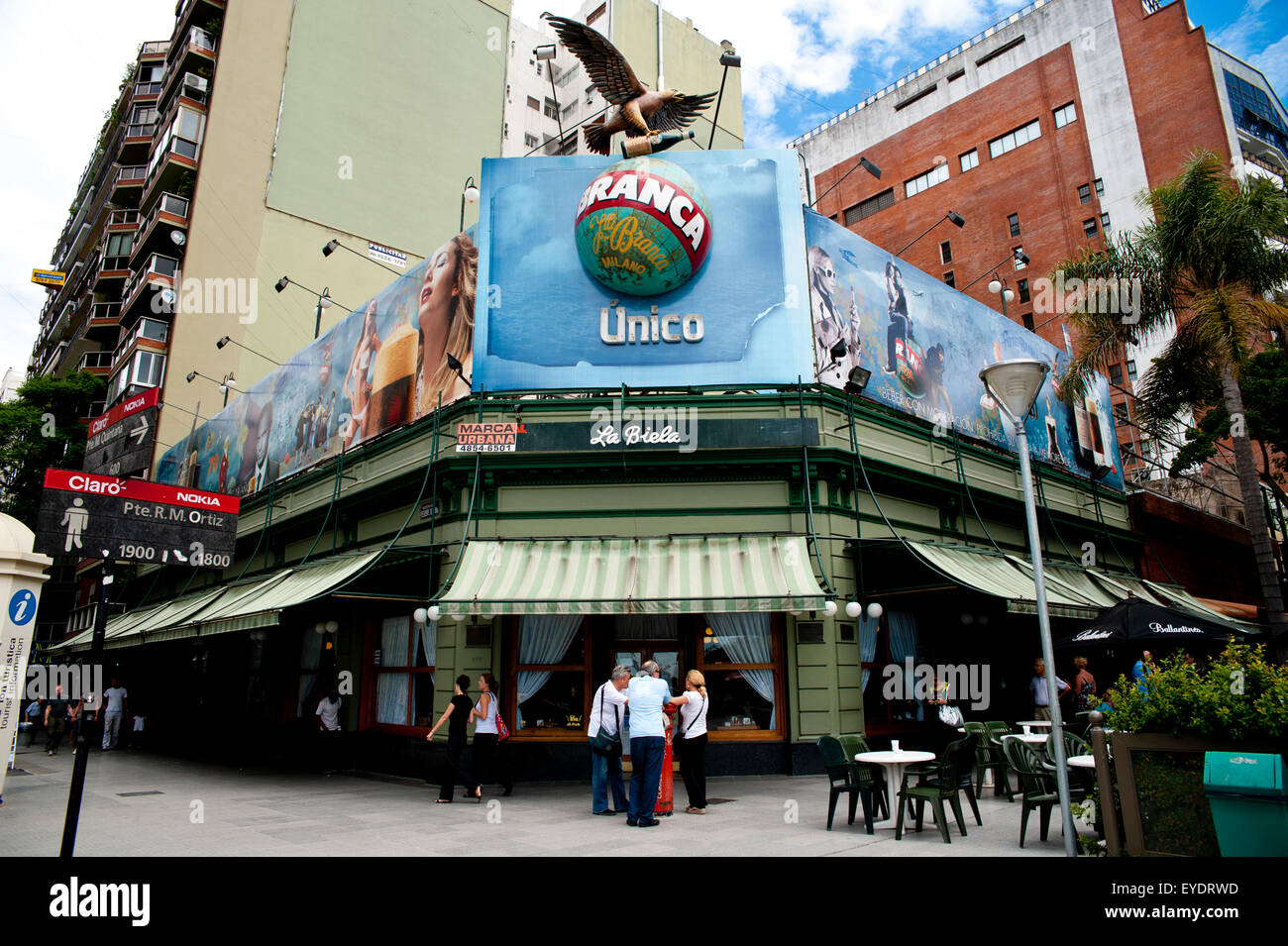 Cafe La Biela, Recoleta, Buenos Aires, Argentina Stock Photo - Alamy