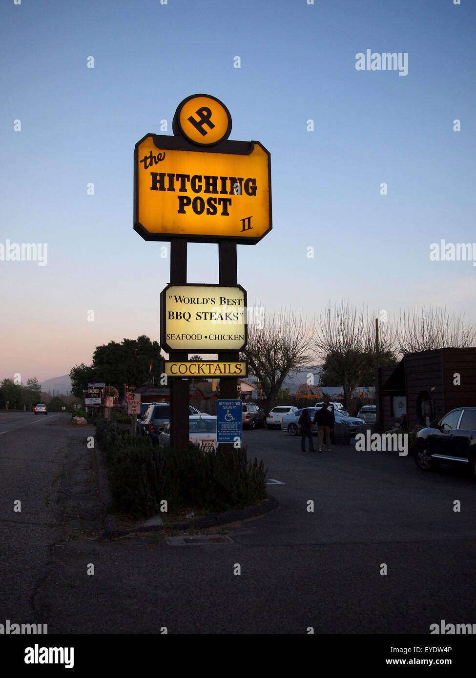 The Hitching Post restaurant, made famous by the film Sideways ...