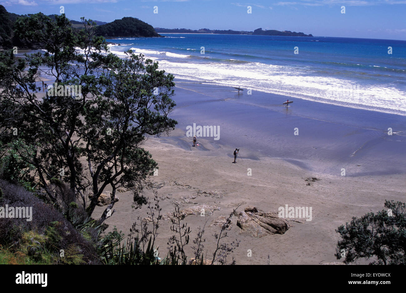 Elevated View Of Beach Stock Photo - Alamy