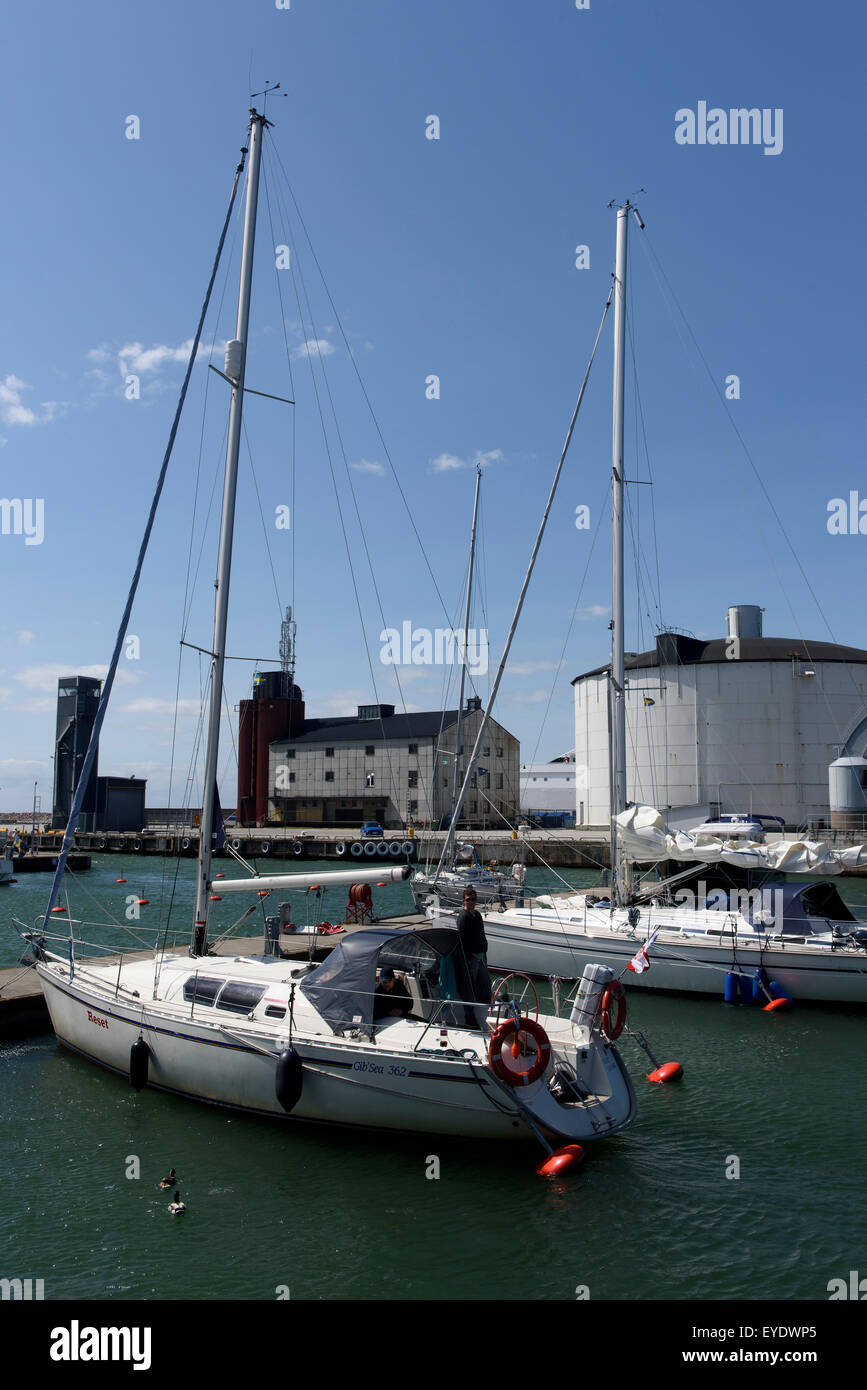 Port of Visby, Isle of Gotland, Sweden Stock Photo - Alamy