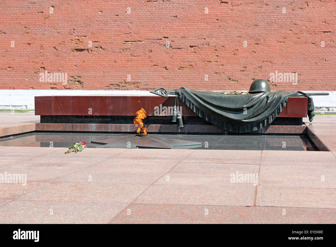 Eternal Flame, Tomb Of The Unknown Soldier to Moscow. Kremlin, R Stock ...