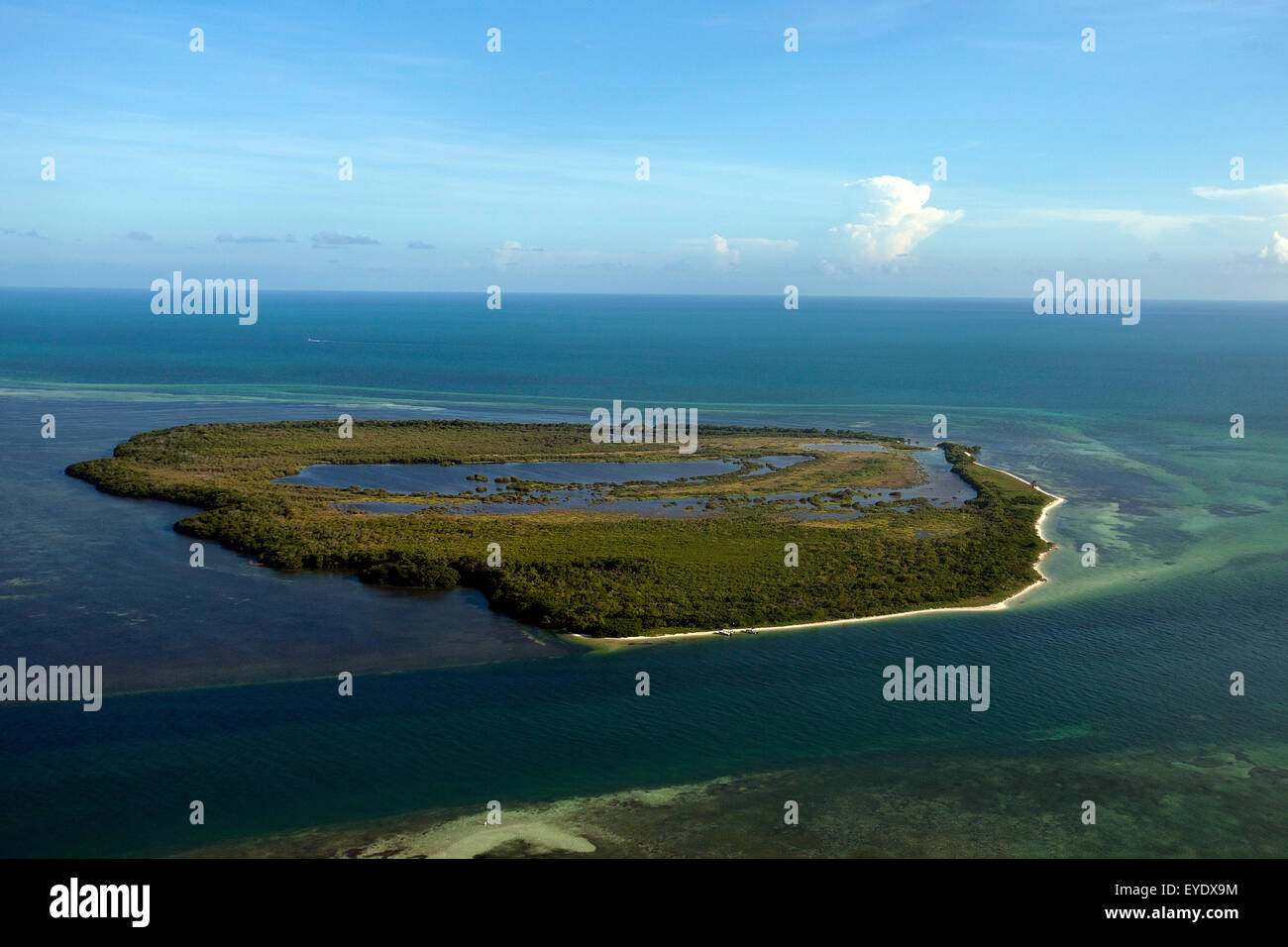 Aerial view of Boca Grande Key, Florida, United States of America Stock ...