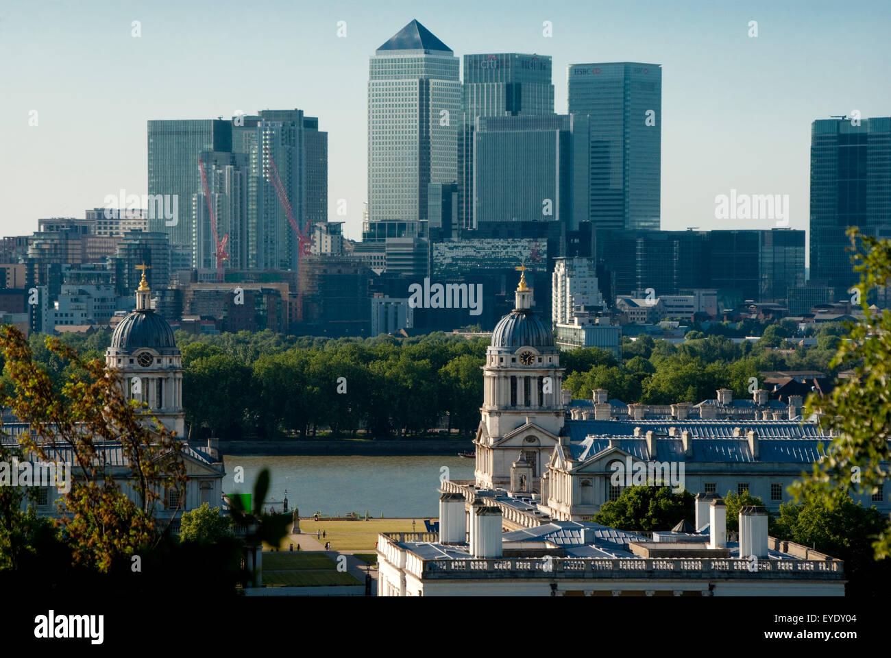Elevated view greenwich park hi-res stock photography and images - Alamy
