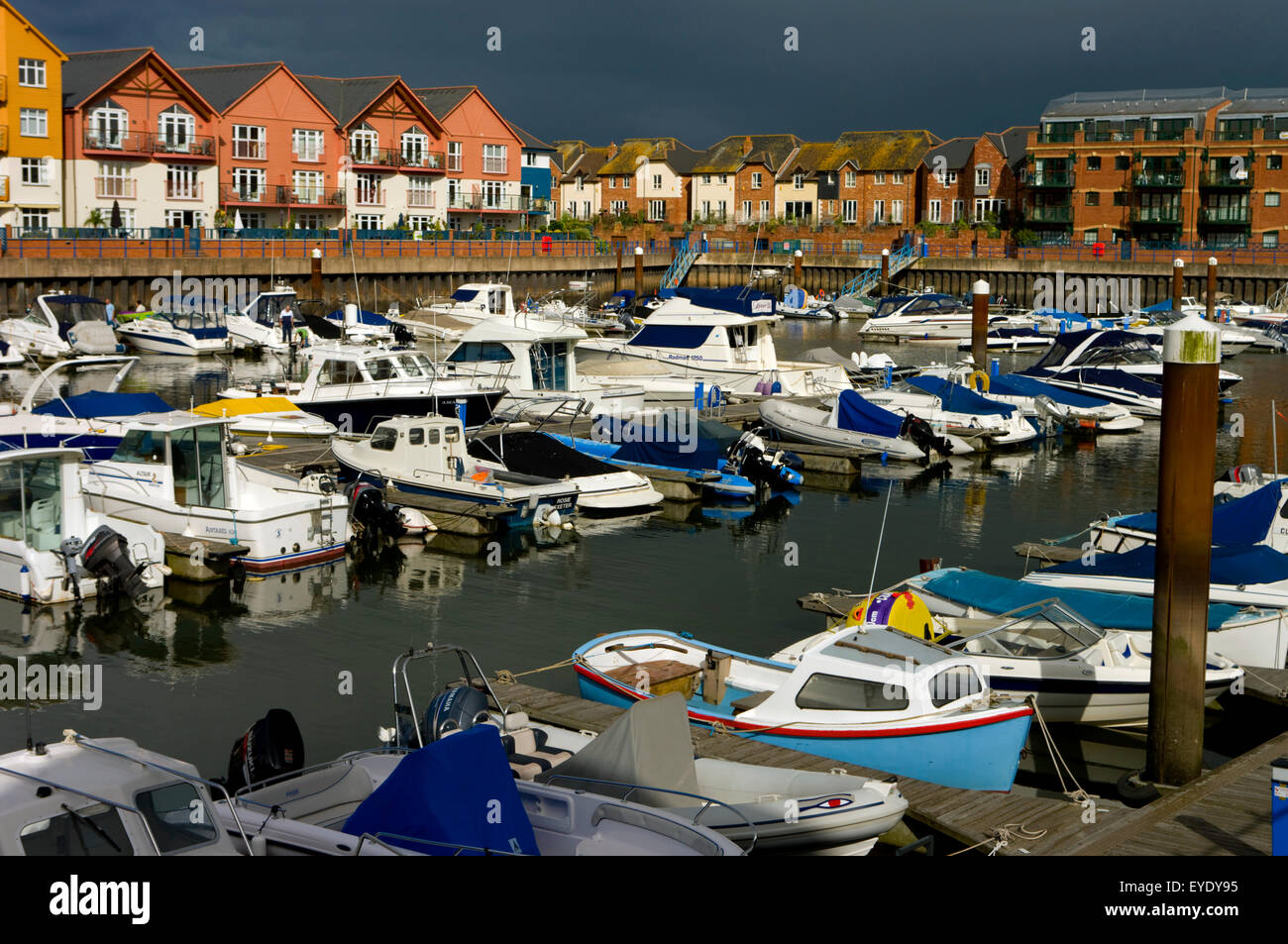 Exmouth Marina, Devon, Uk Stock Photo - Alamy