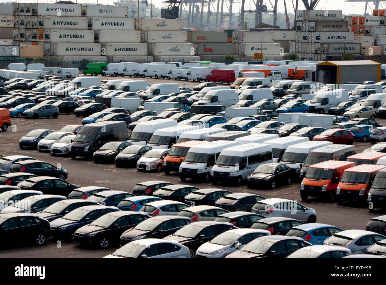 Southampton dock cars hi-res stock photography and images - Alamy