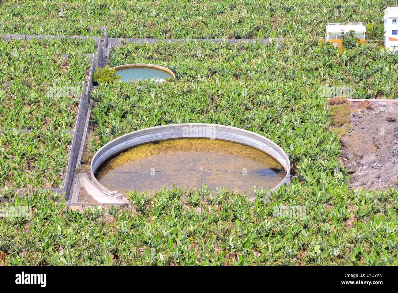 Round Water Pond Stock Photo - Alamy