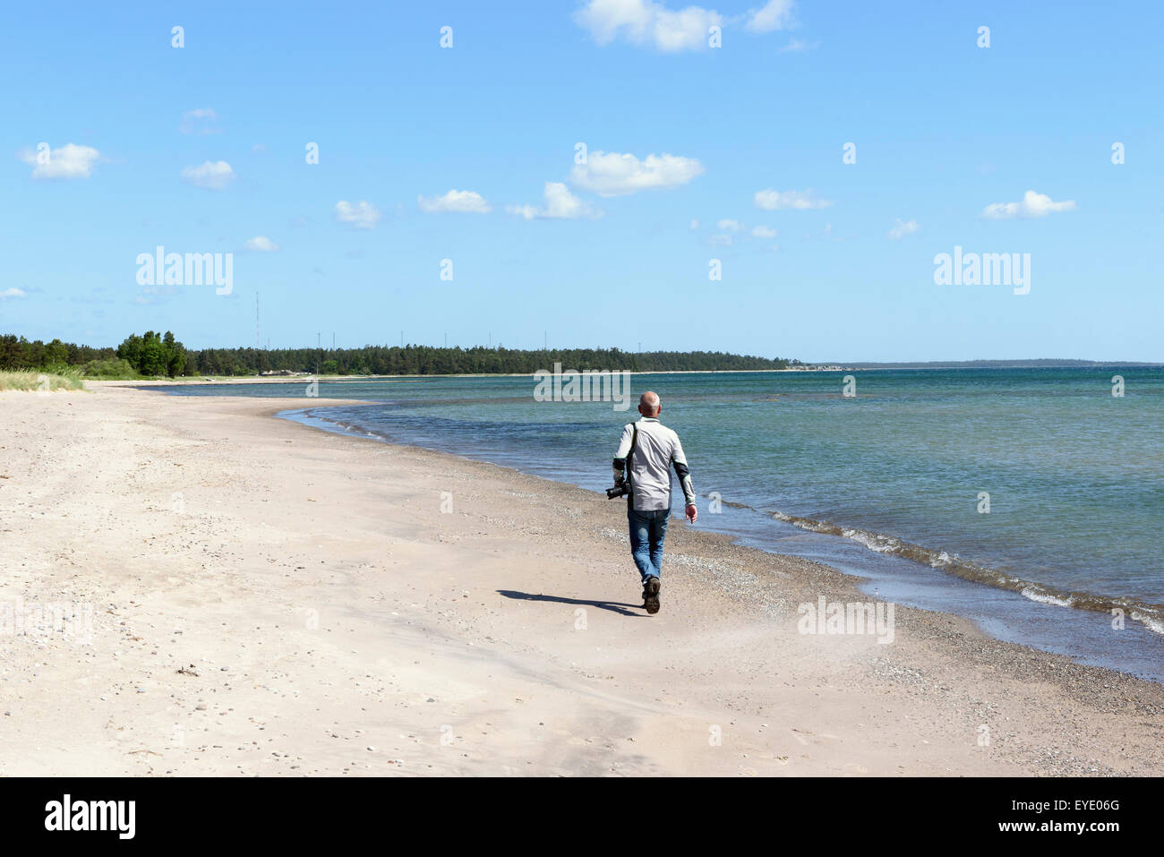 beach of Ljugarn, Isle of Gotland, Sweden Stock Photo - Alamy