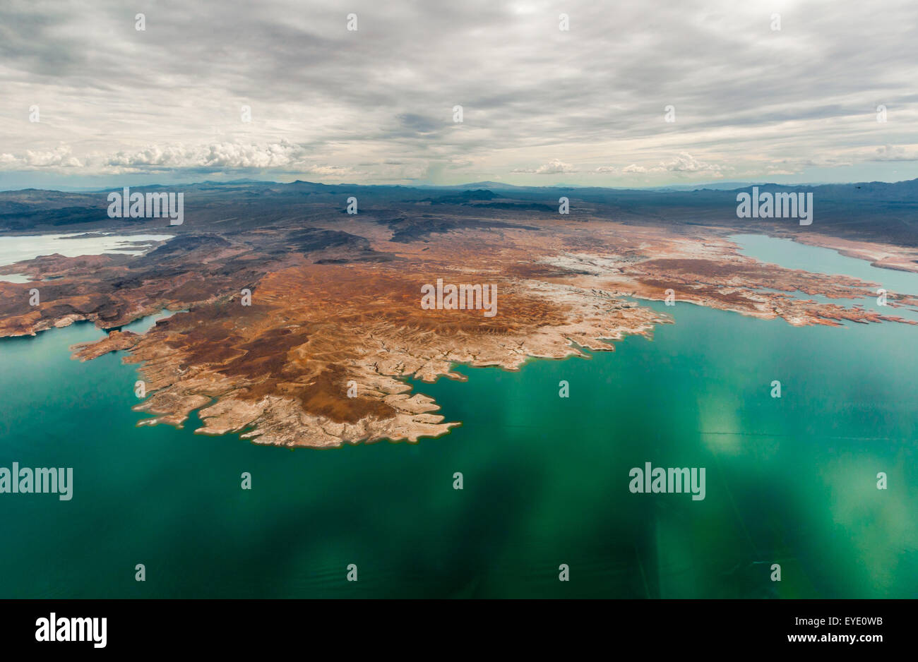 Grand Canyon cliff rim sea western near las vegas taken from helicopter ...