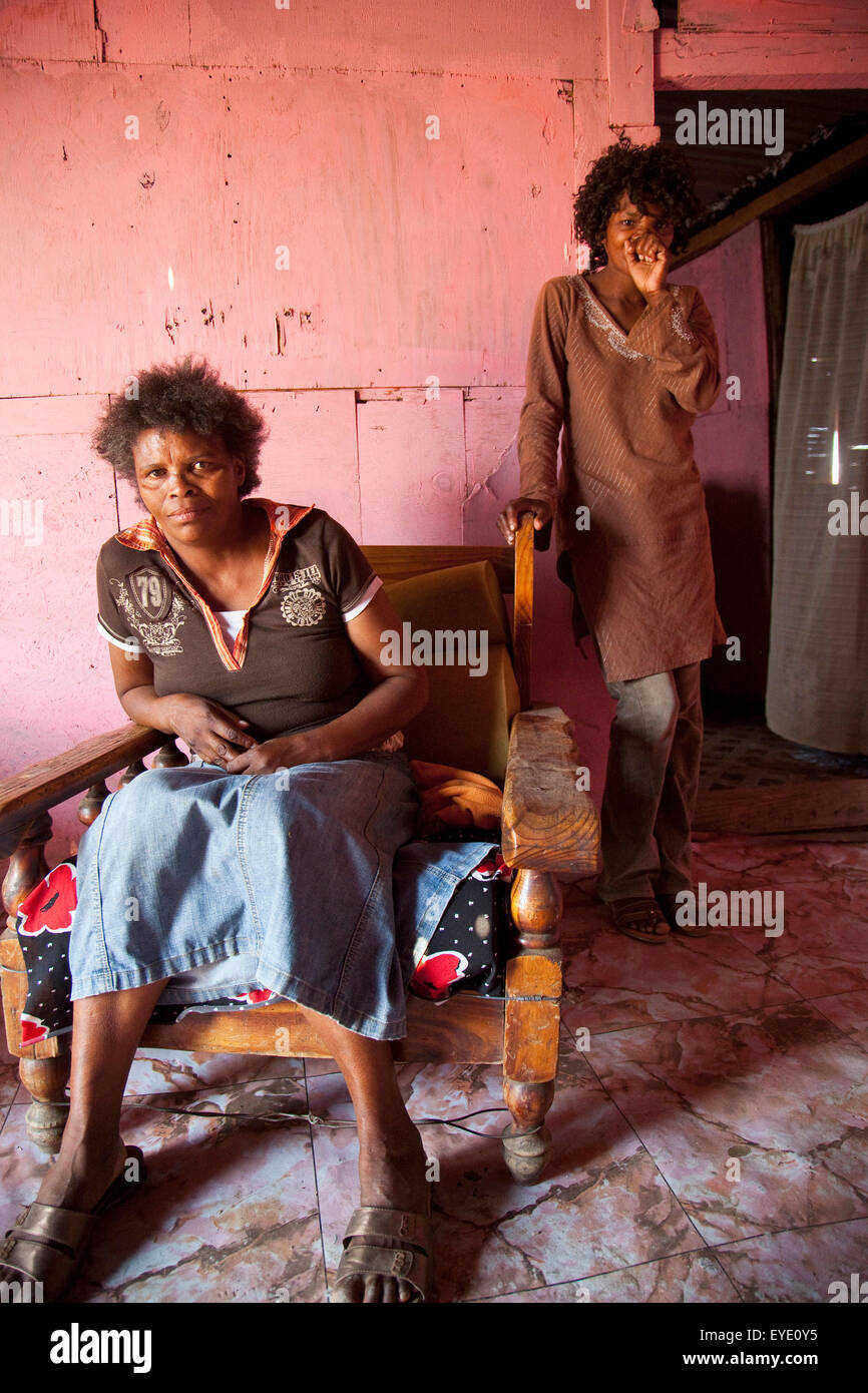 South Africa, Garden Route, Port Elizabeth, Portrait Of Two Women ...