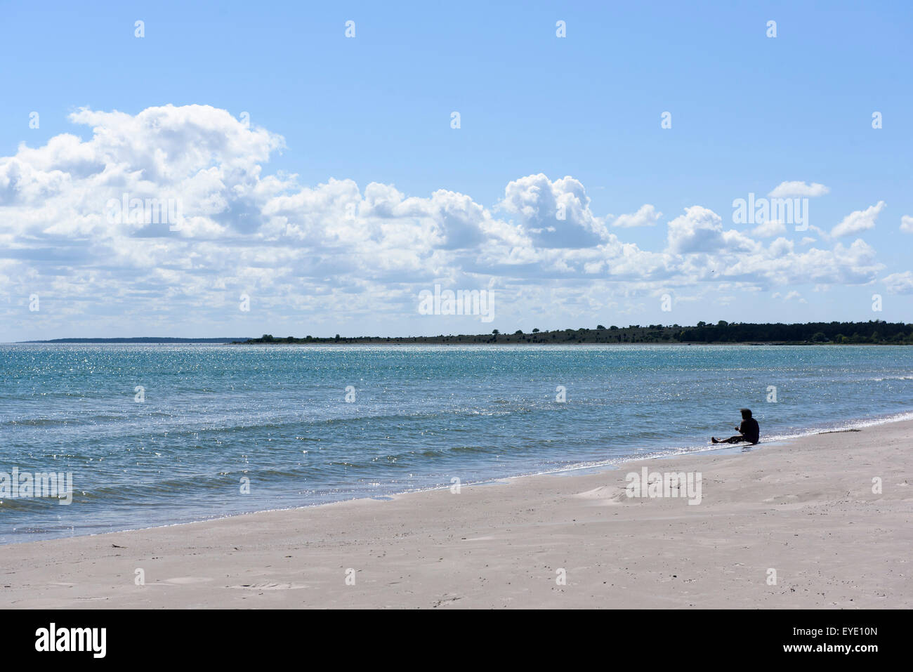 beach of Sudersand on Fårö island near Gotland, Sweden Stock Photo - Alamy