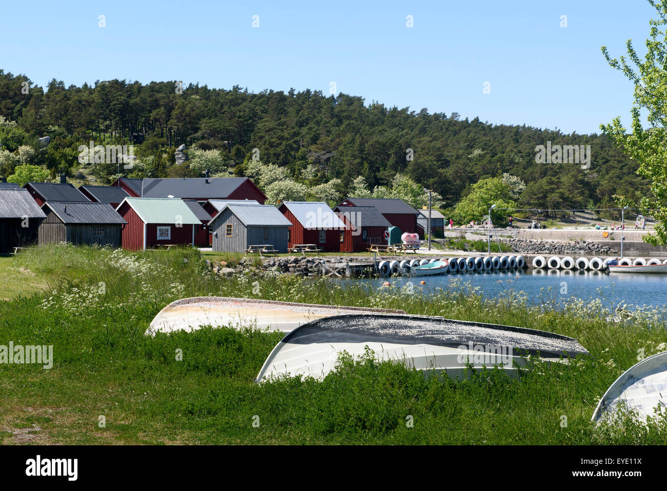 port of Lickershamn, Isle of Gotland, Sweden Stock Photo - Alamy