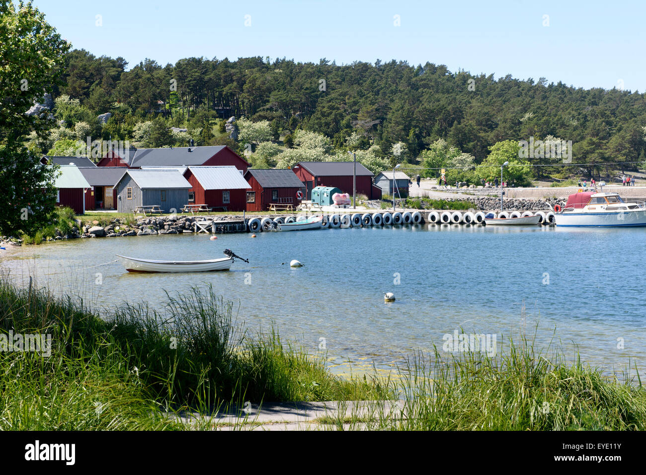 port of Lickershamn, Isle of Gotland, Sweden Stock Photo - Alamy