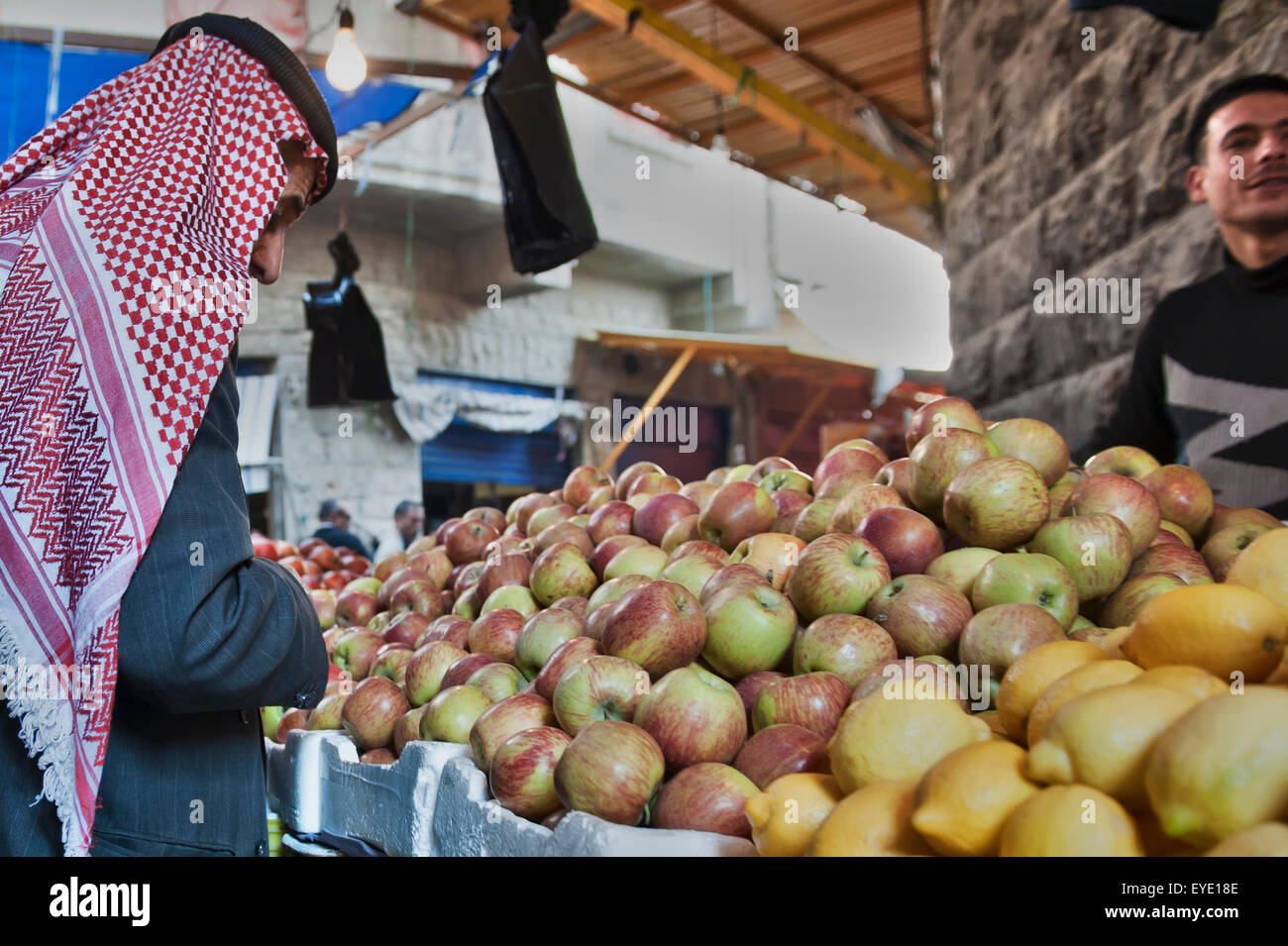 The Balad Souk Market In The Heart Of Amman's Old City, Jordan, Middle ...