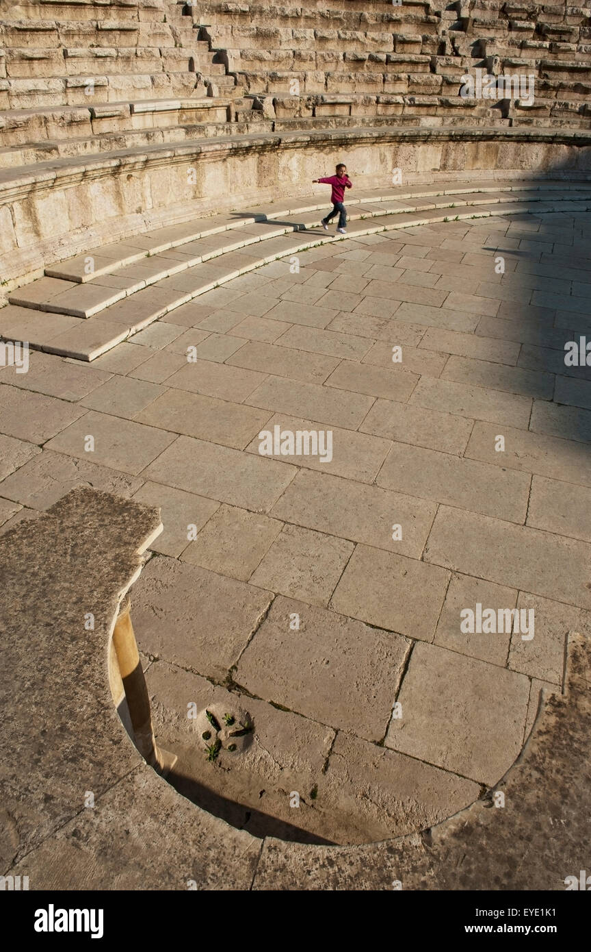 The Roman Amphitheatre Of Amman, Jordan, Middle East Stock Photo - Alamy