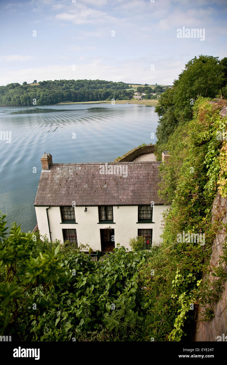 United Kingdom, Wales, Pembrokeshire, Dylan Thomas Boathouse; Laugharne ...