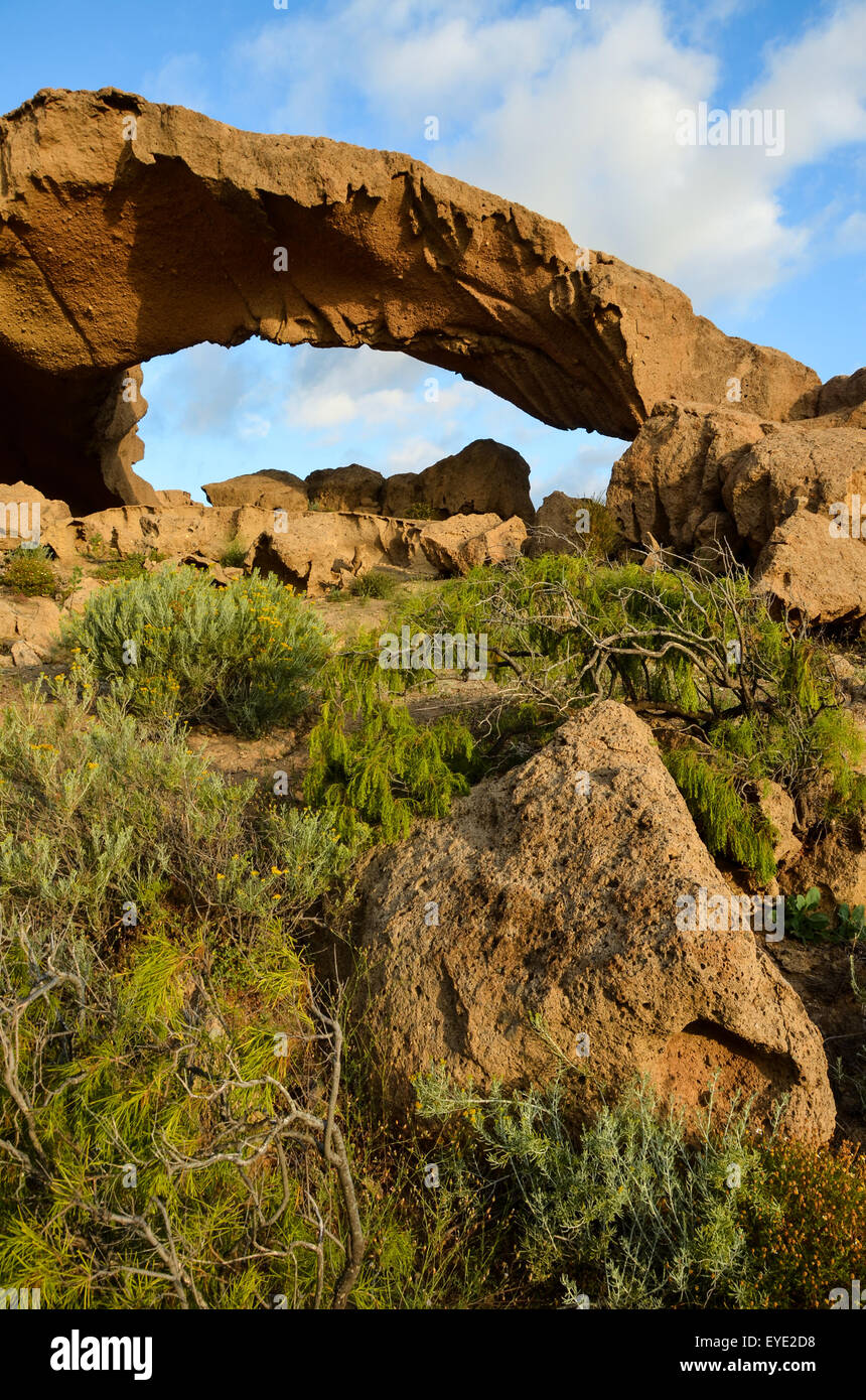 Natural Arch in the Desert Stock Photo - Alamy
