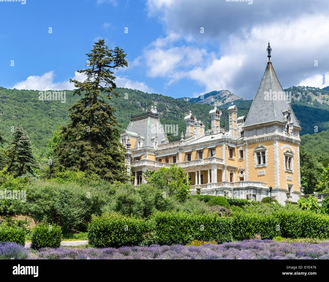 Massandra Palace, Massandra, Yalta, Crimea, Gurzuf, Russian, Gothic ...