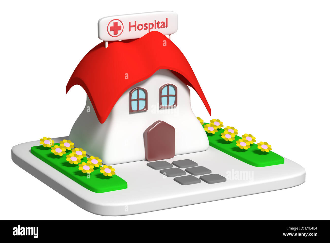 Cartoon building Cut Out Stock Images & Pictures - Alamy