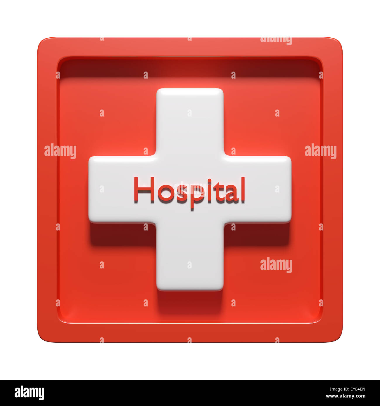 Medical cross icon 3d cross hi-res stock photography and images - Alamy