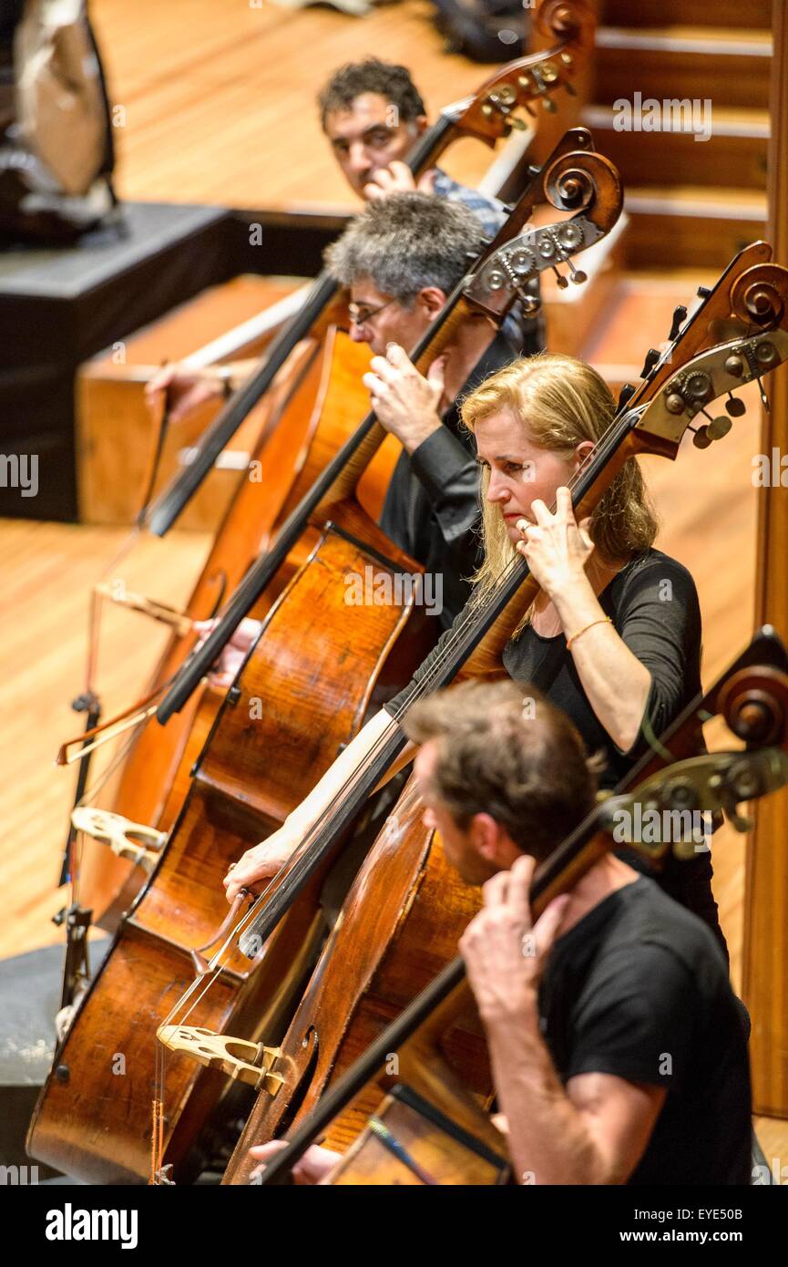 Sydney, Australia. 28th July, 2015. The Australian World Orchestra ...