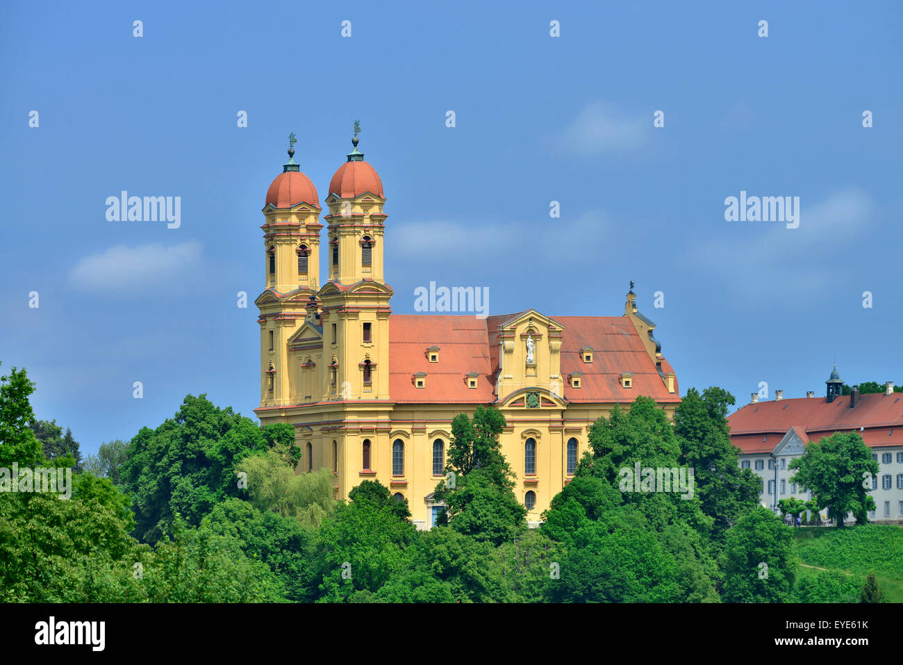 Pilgrimage church Schönenberg, Ellwangen, Baden-Württemberg, Germany ...