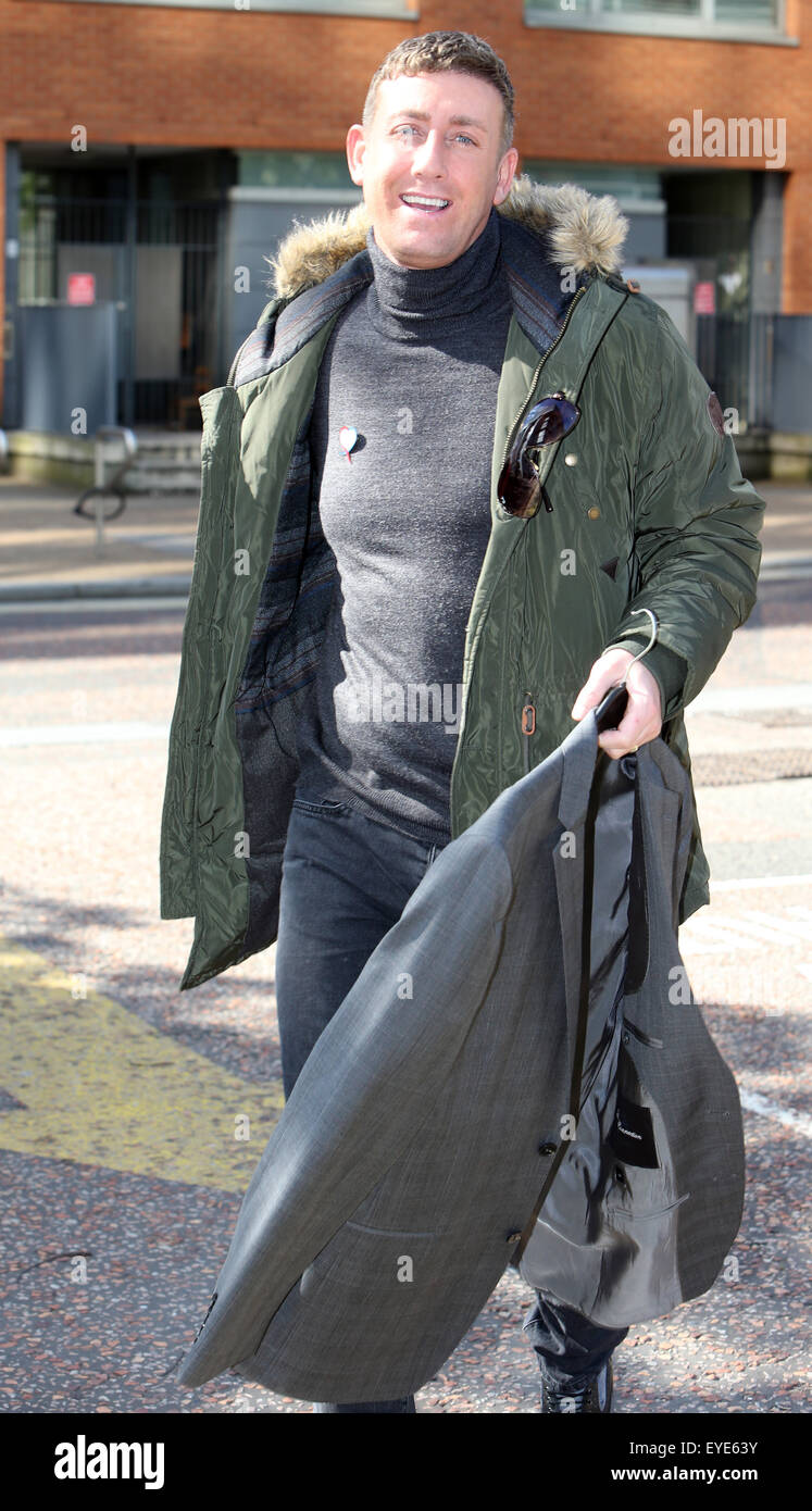 Christopher Maloney outside the ITV Studios Featuring: Christopher ...