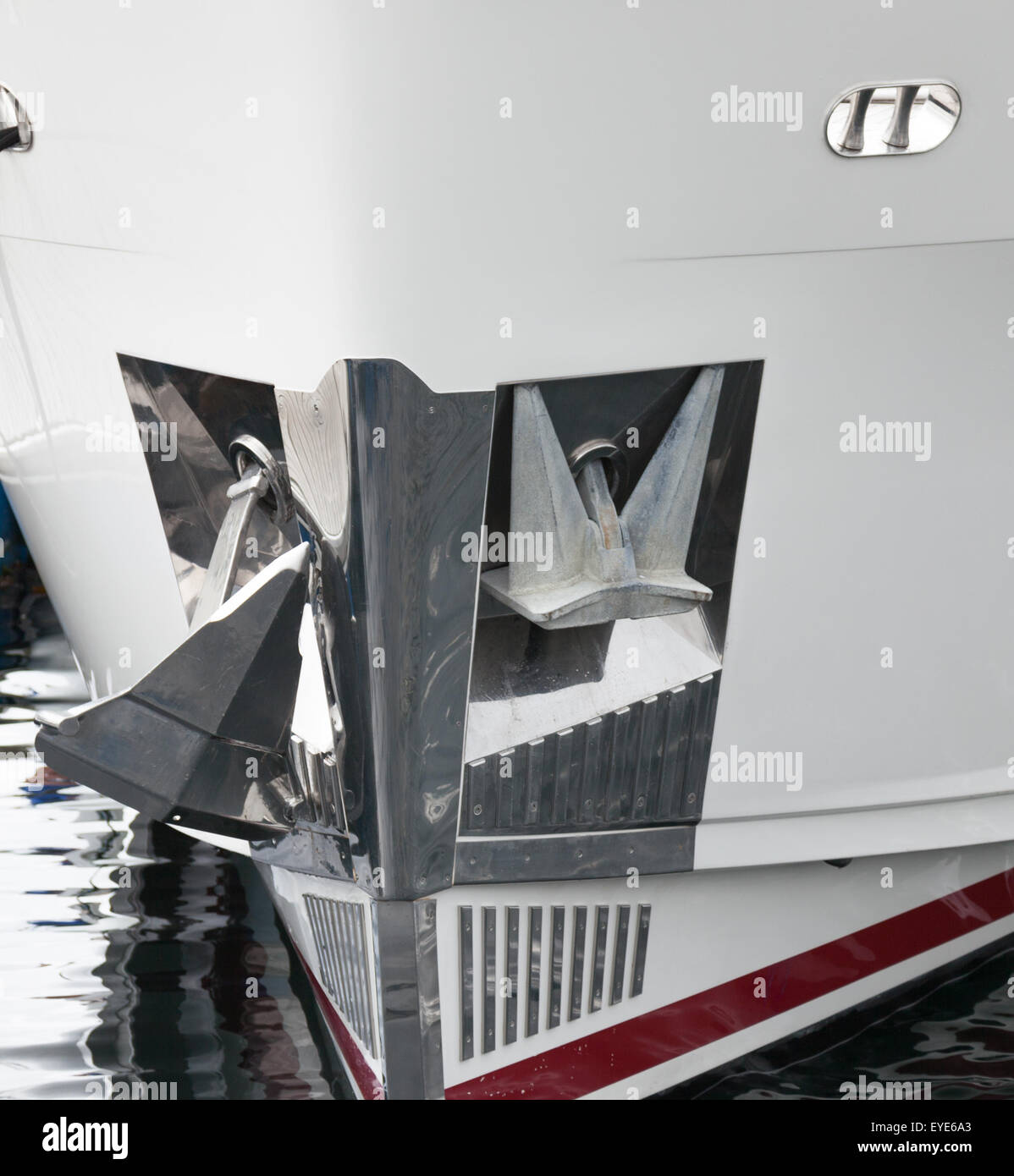 Yacht anchor chain hi-res stock photography and images - Alamy