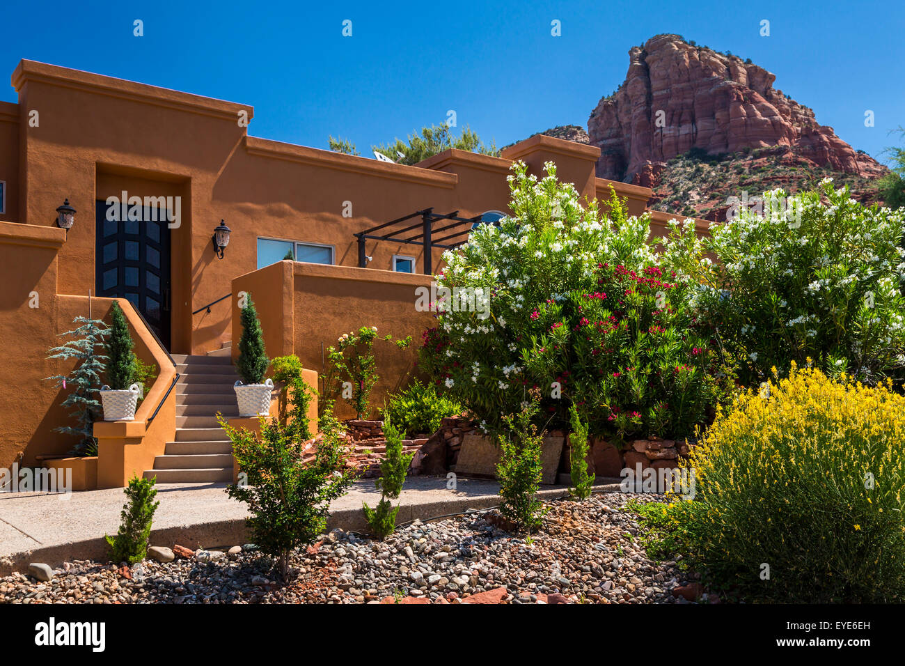 A desert home in the red rocks of Sedona, Arizona, USA Stock Photo - Alamy