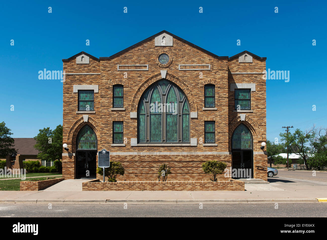 Texas Historical Commission, First Methodist Church Of Tulia, Texas ...