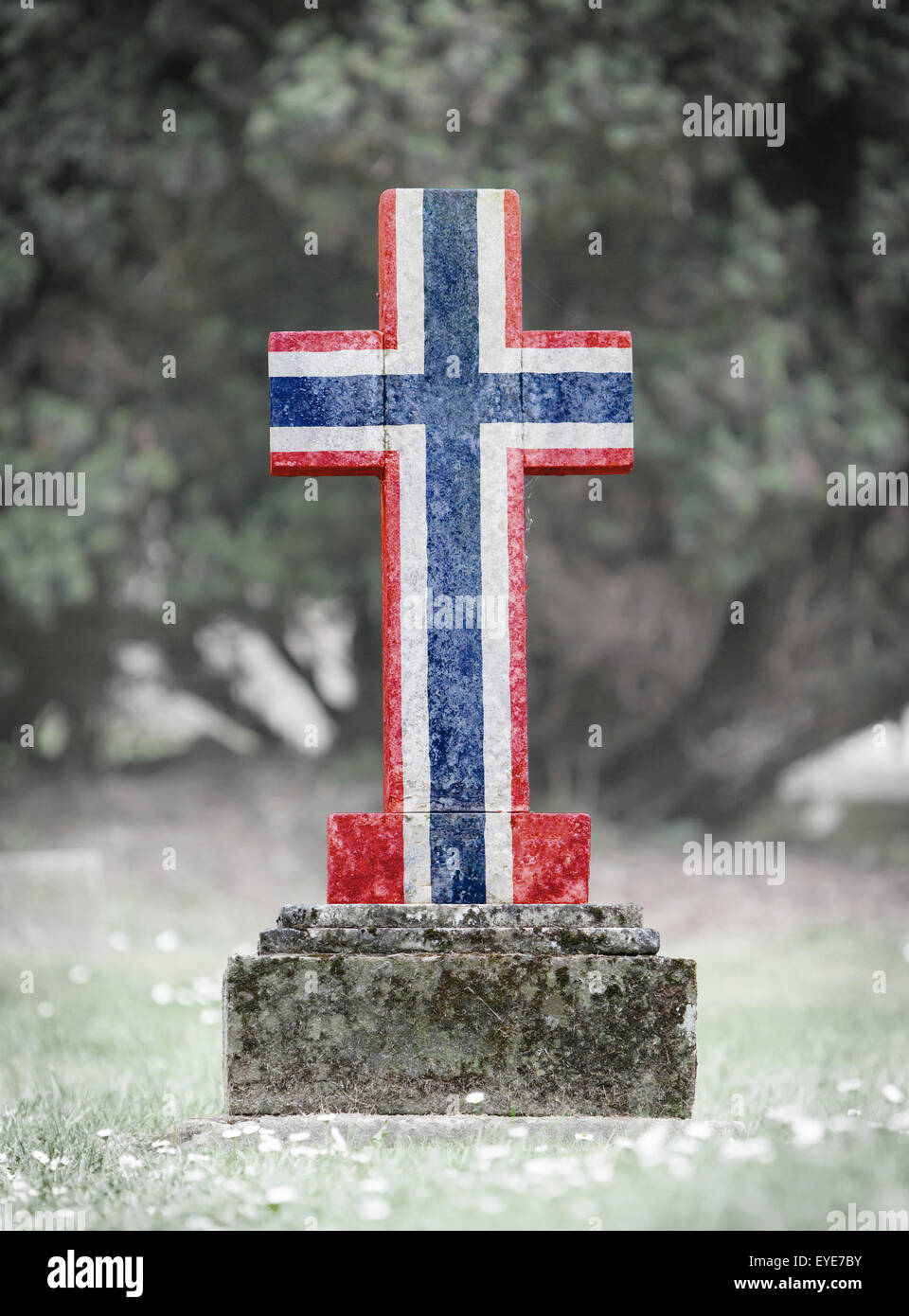 Death cross norway cemetery hi-res stock photography and images - Alamy