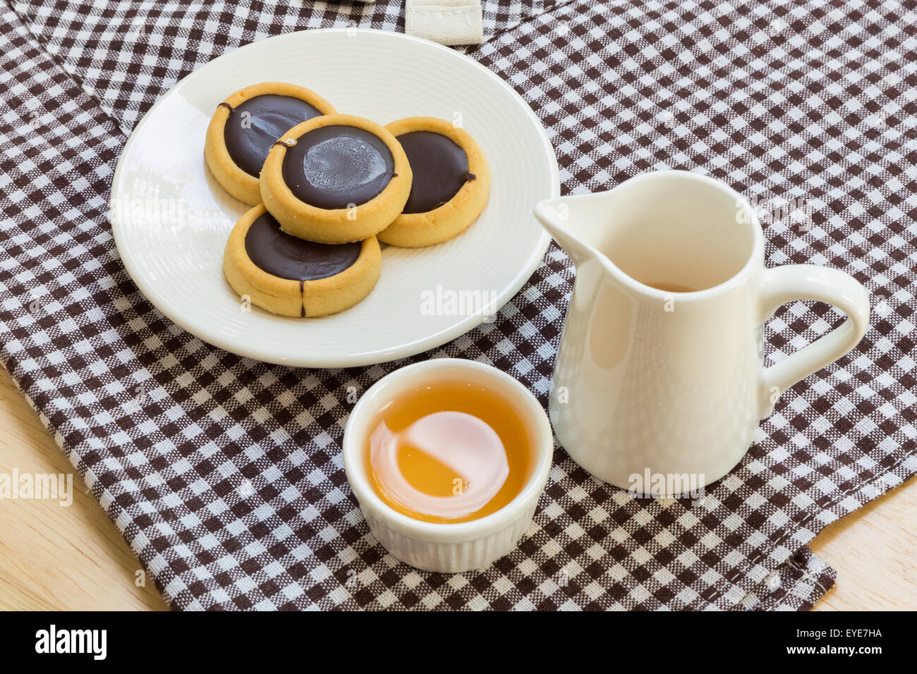 Relax with Cookies and Hot Tea for Tea Break Stock Photo - Alamy