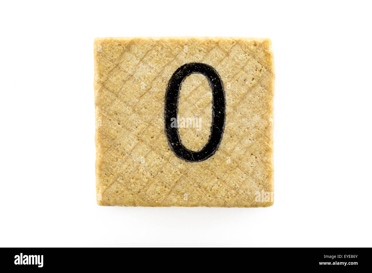 Wooden alphabet blocks with letters O (Isolated Stock Photo - Alamy