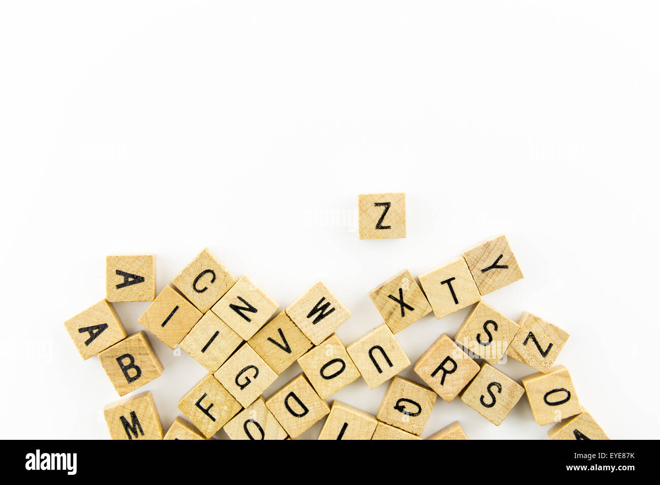 Wooden alphabet hi-res stock photography and images - Alamy