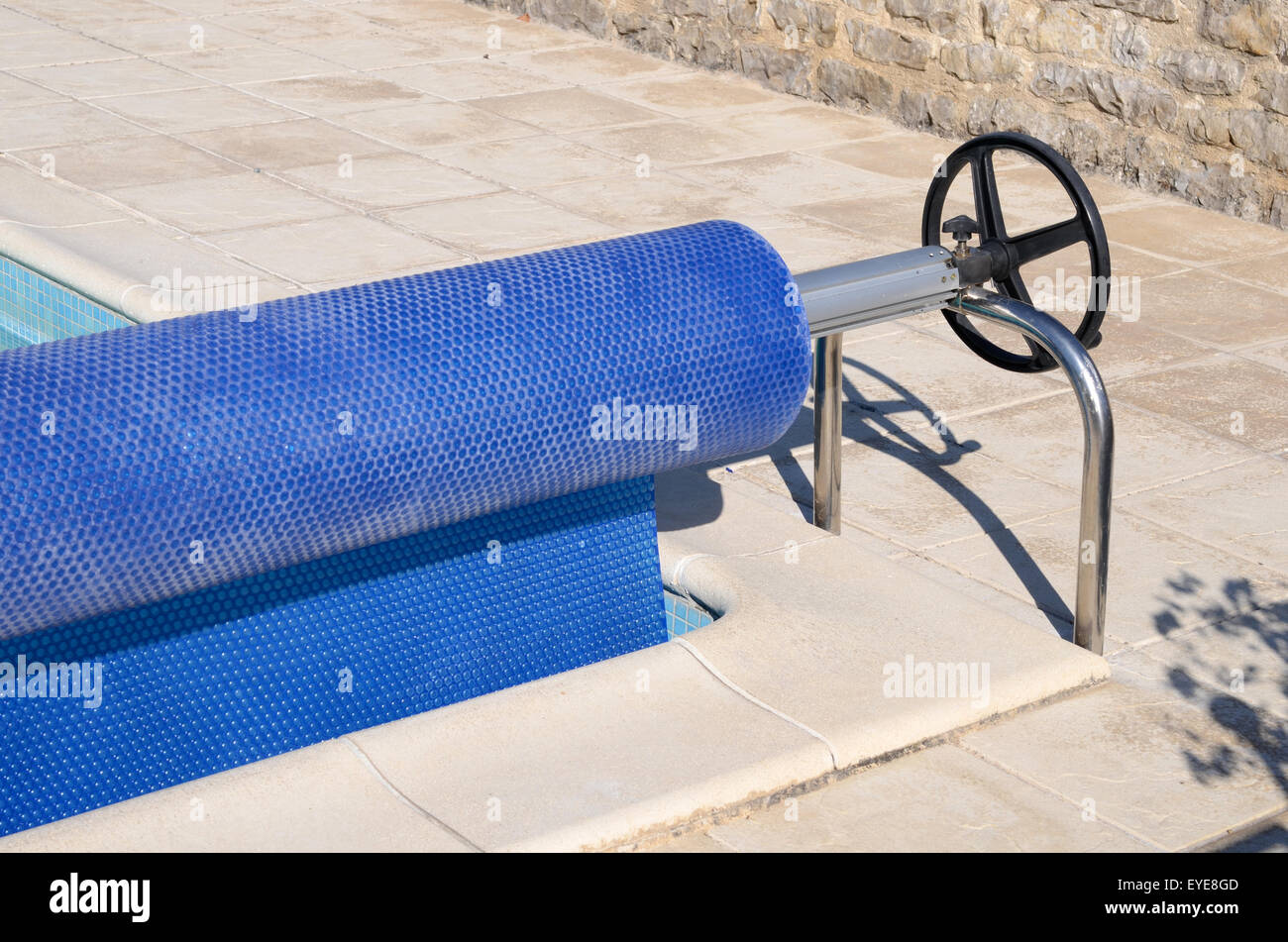 Pool cover roller hi-res stock photography and images - Alamy