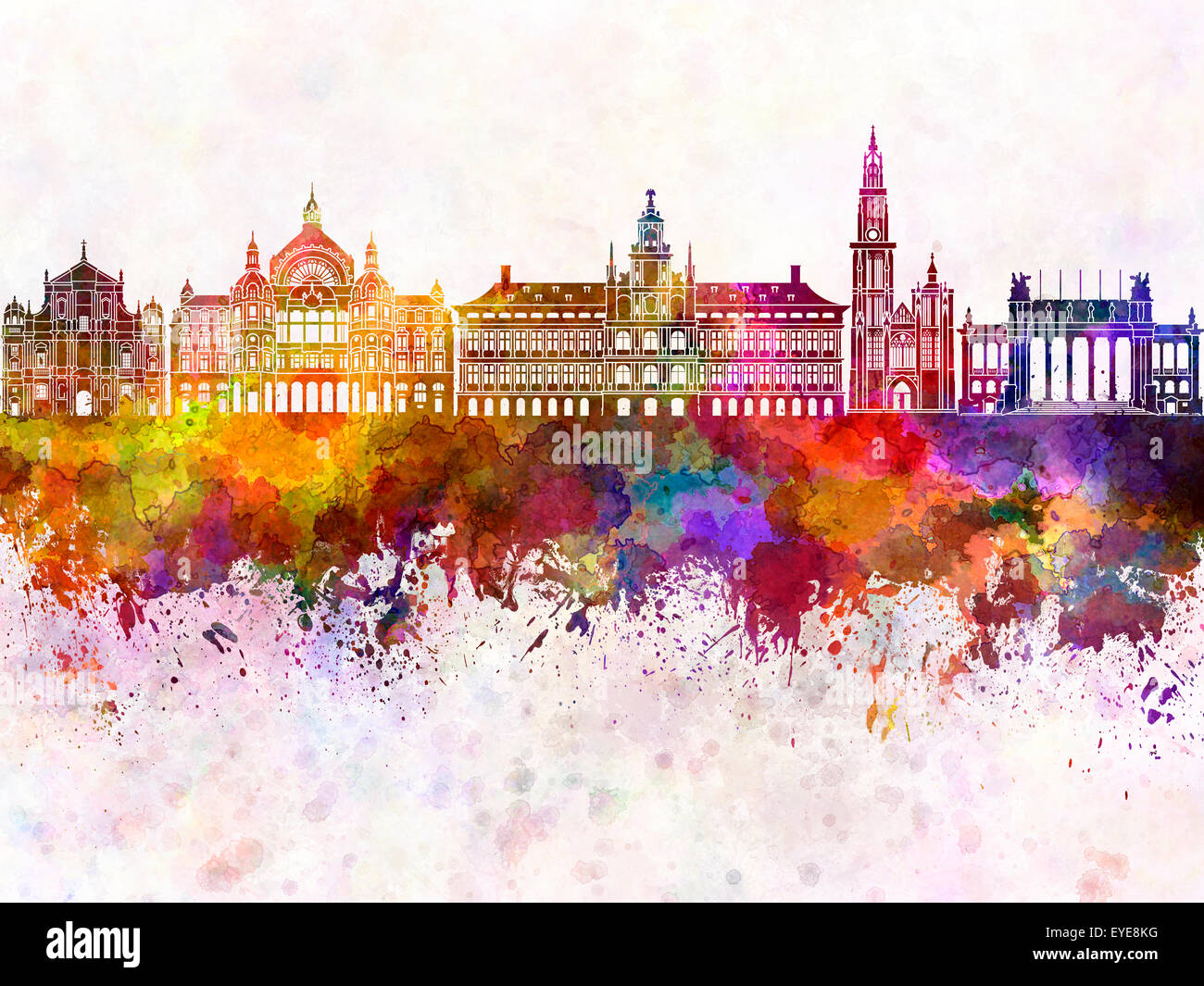 Skyline of antwerp hi-res stock photography and images - Alamy