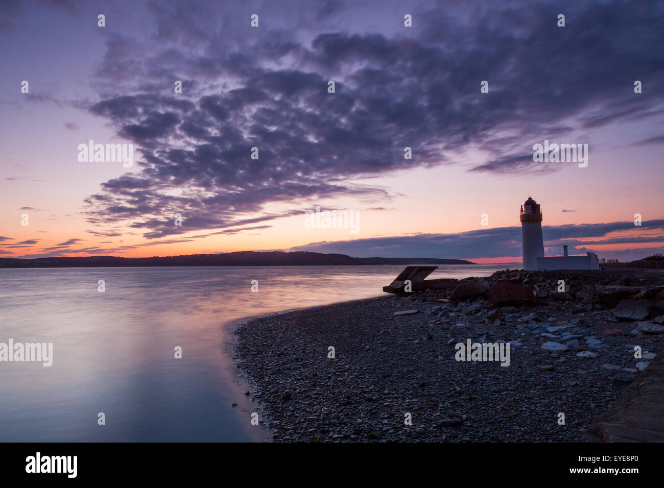 Cairnryan Lighthouse, Loch Ryan, Dumfries & Galloway, Scotland Stock ...