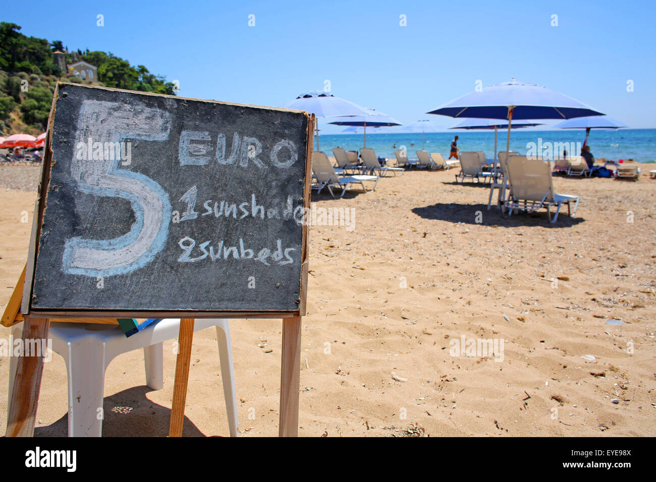 Greek beaches hi-res stock photography and images - Alamy