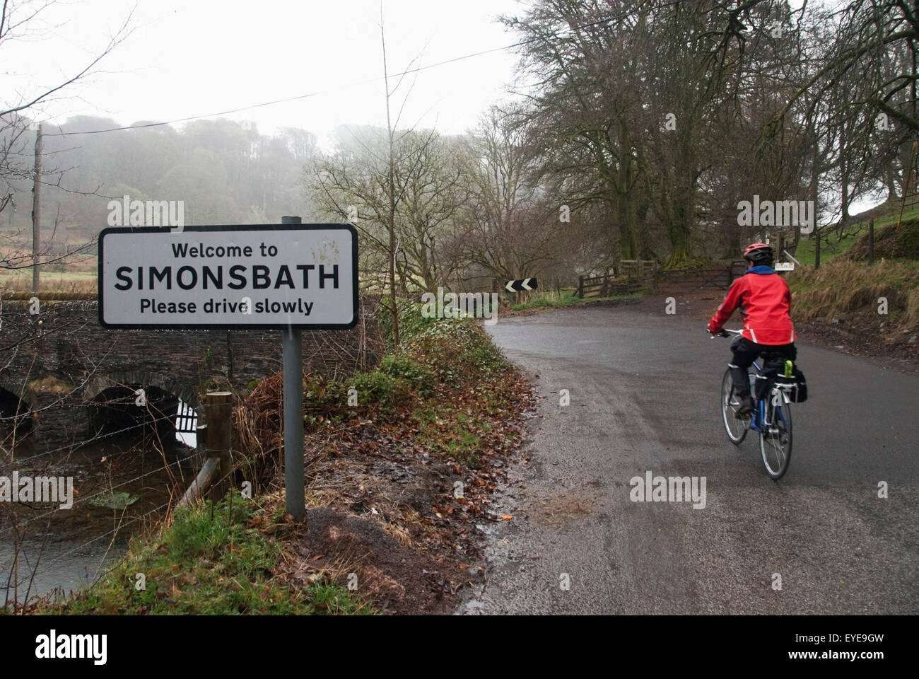 Simonsbath road hi-res stock photography and images - Alamy