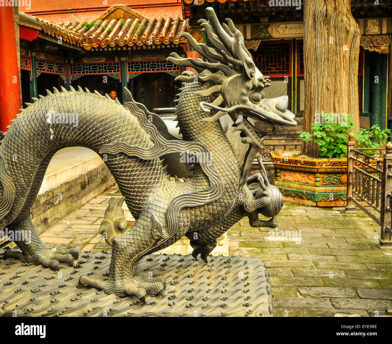 Forbidden city dragon in Beijing, China 2011 Stock Photo - Alamy
