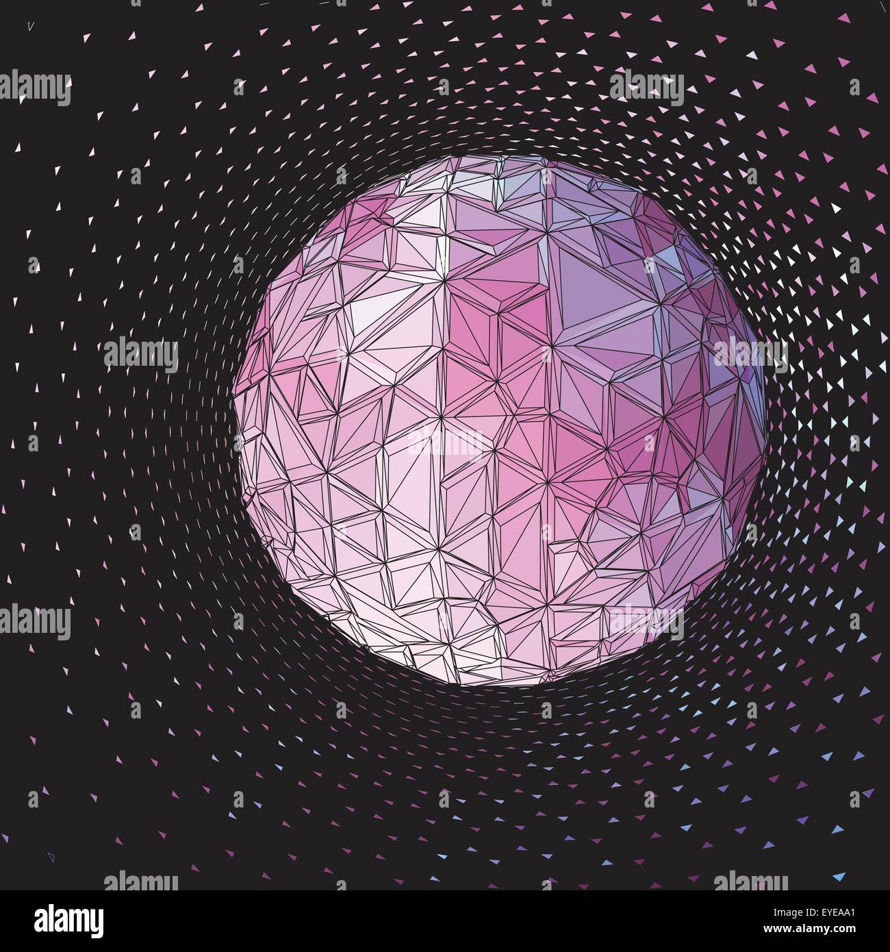 Geometric background. 3D Vector Stock Vector Image & Art - Alamy