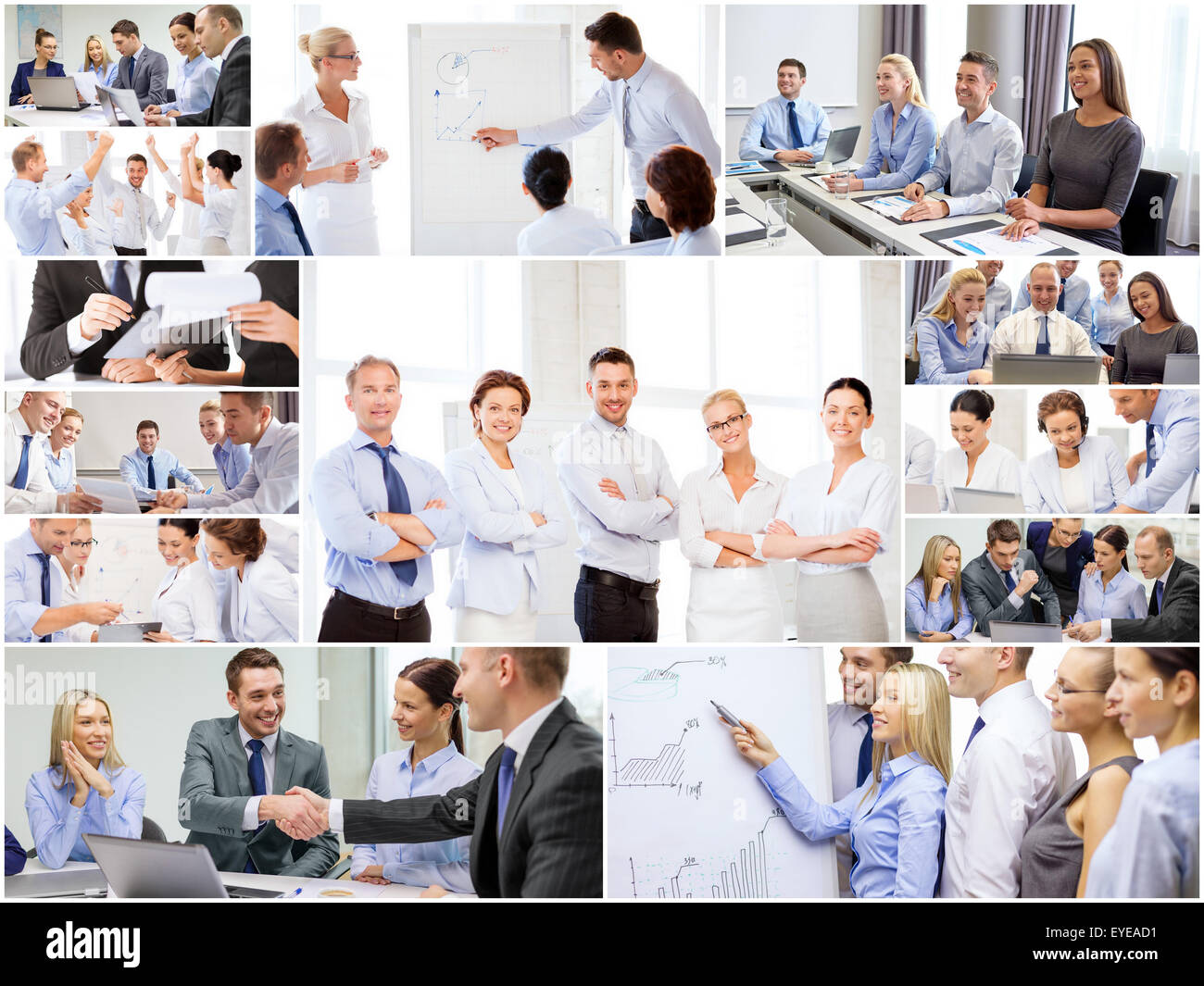 Office People Collage