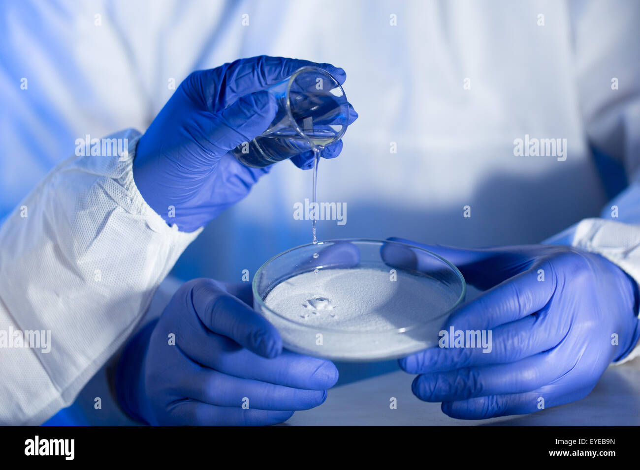 Scientists hands hi-res stock photography and images - Alamy