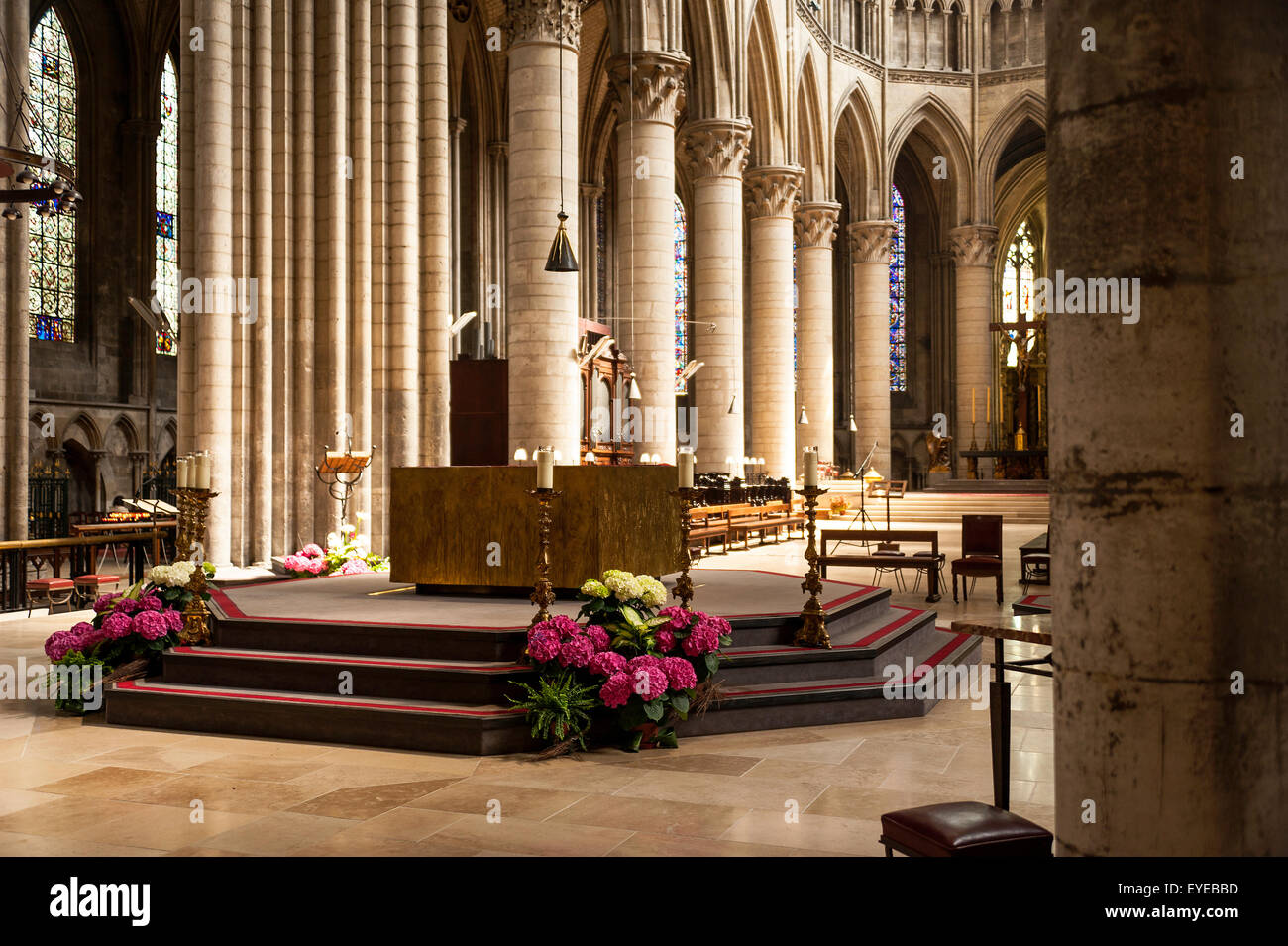 Altar Rouen Cathedral Stock Photo - Alamy