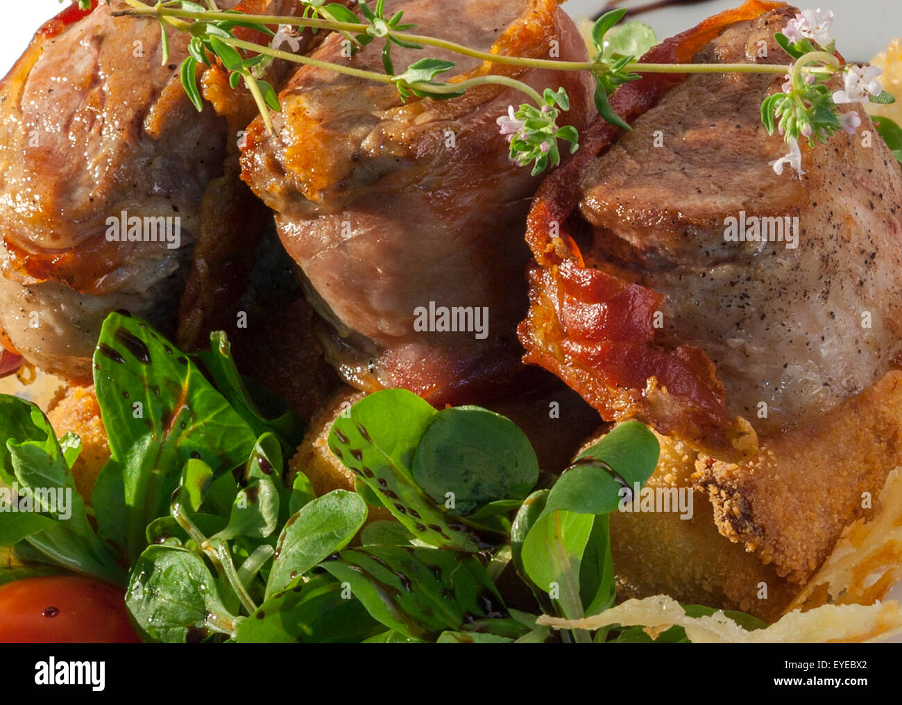Pork tenderloin fine dining hi-res stock photography and images - Alamy